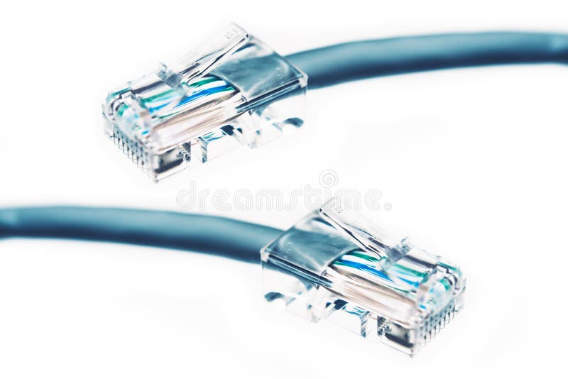 Ethernet Cable Isolated stock photo. Image of technology - 44268034
