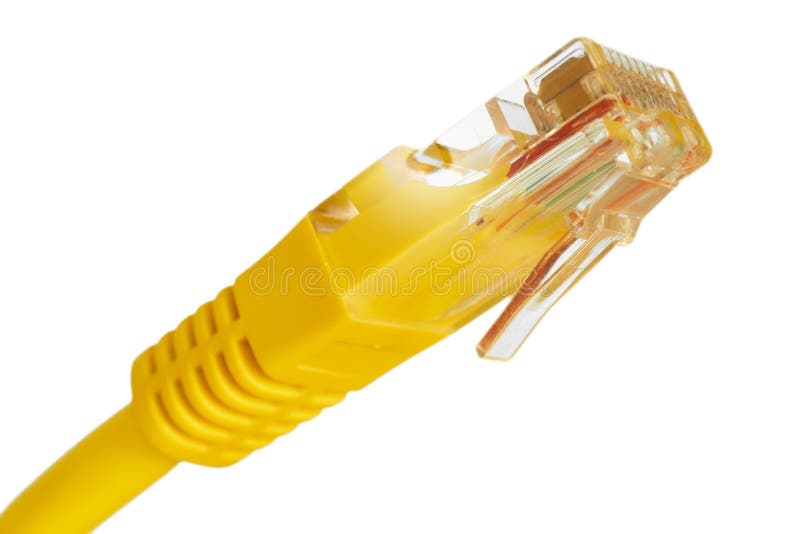 Ethernet Cable Lan Internet Wire Data Connection. Digital Communication ...