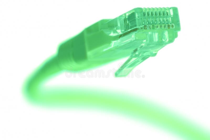 Ethernet Cable Lan Internet Wire Data Connection. Digital Communication ...