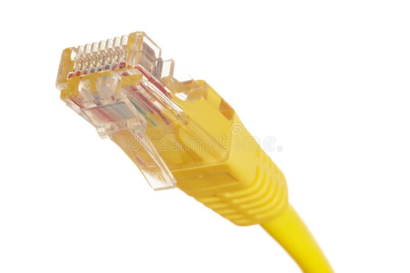 Ethernet Cable Lan Internet Wire Data Connection. Digital Communication ...