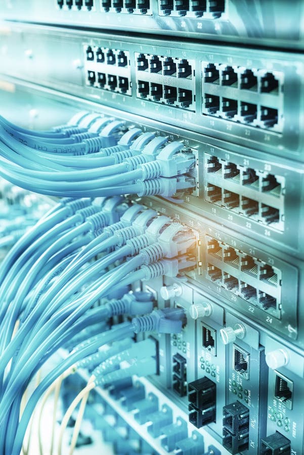 Network switches stock image. Image of speed, blue, networking - 16627233