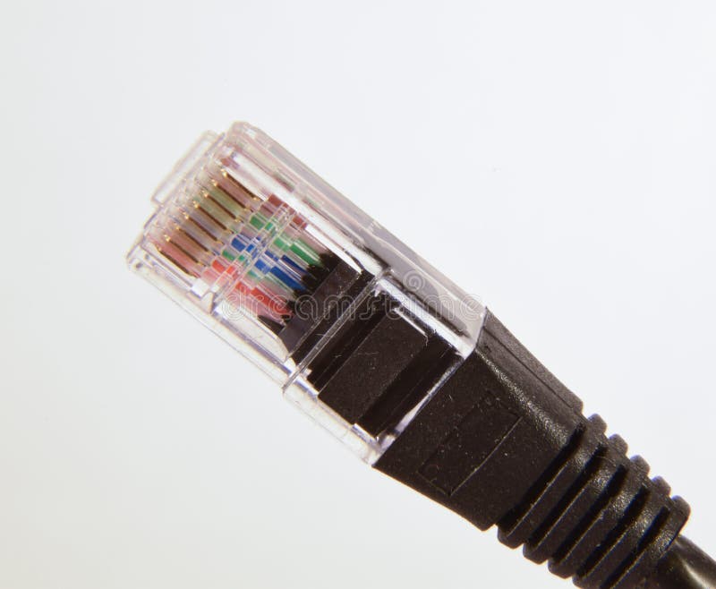 Ethernet Cable stock image. Image of rj45, cabling, connectivity ...