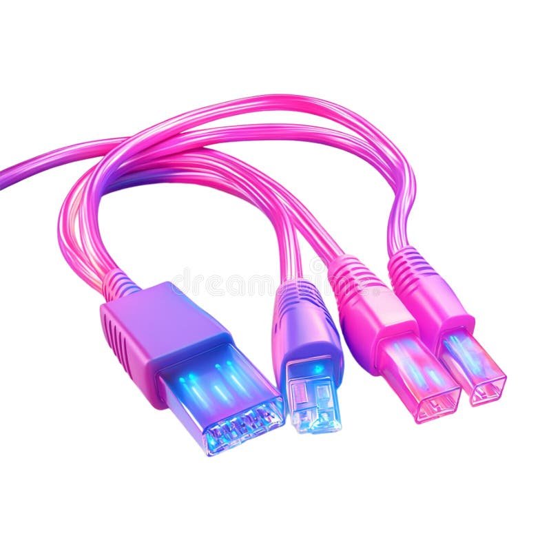 Ethernet Cable on Transparent Background - Ai Generated Stock ...
