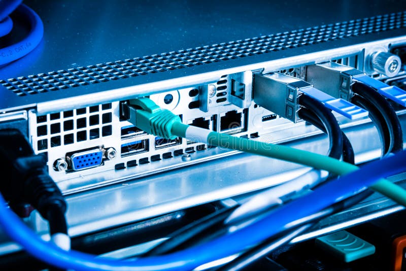 Backside Server Rack Cable Stock Photos - Free & Royalty-Free Stock ...