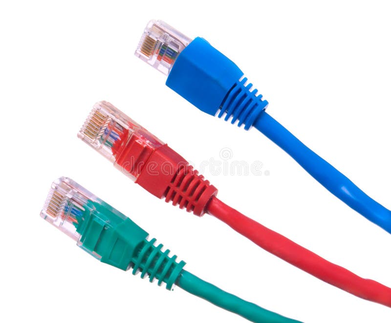 Red Ethernet Cable stock image. Image of internet, connector - 2827111