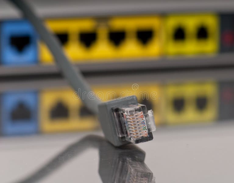 Ethernet Connection stock image. Image of connection - 15343579