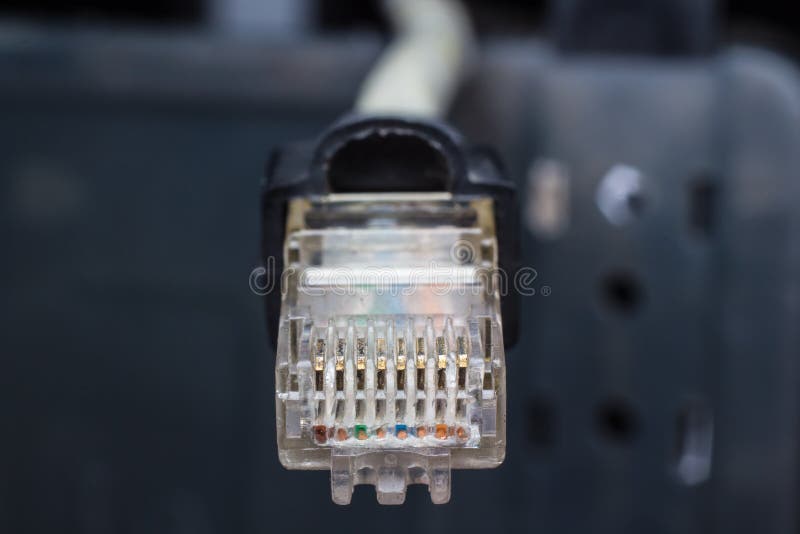 Ethernet connector stock image. Image of equipment, digital - 46823697