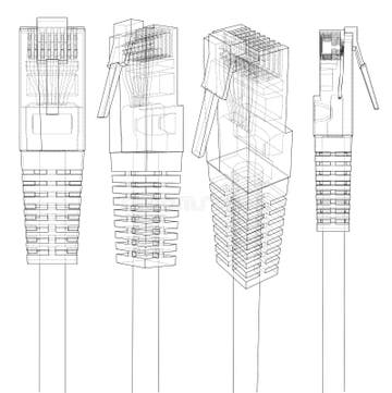 Rj45 Connector Stock Illustrations – 1,061 Rj45 Connector Stock ...