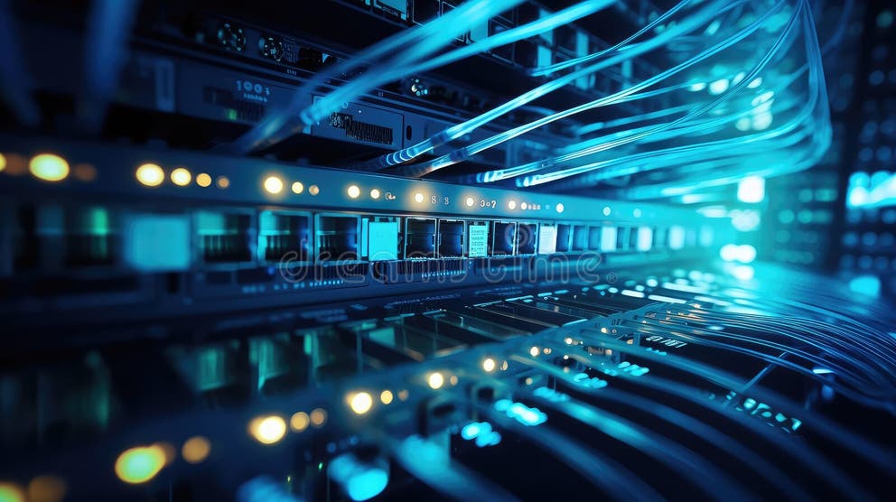 Ethernet data circuit stock illustration. Illustration of ethernet ...