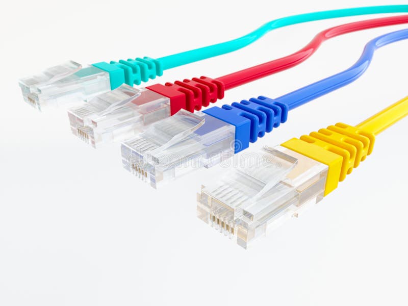 Computer Network Cable Rj45 3d Stock Photos - Free & Royalty-Free Stock ...