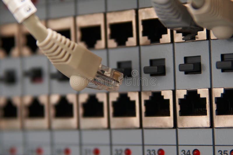 Network switch rack stock image. Image of business, communicate - 11592177