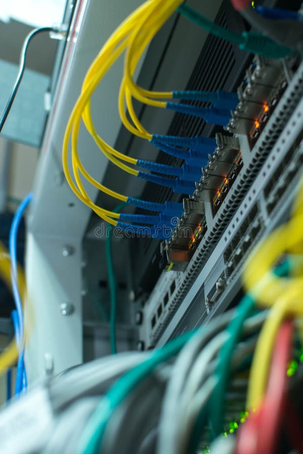 Ethernet Cable For A Local Network. Twisted-pair. Stock Image - Image ...