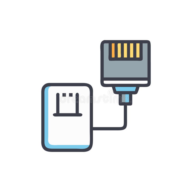 Power Over Ethernet Icon Stock Illustrations – 13 Power Over Ethernet ...