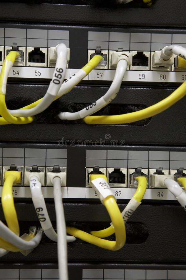 Ethernet patch panel stock photo. Image of internet, wired - 623766
