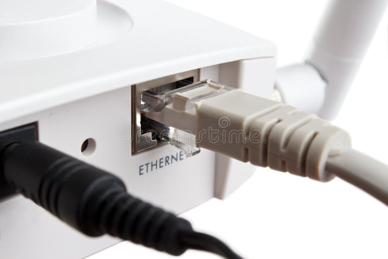 Ethernet plug closeup stock photo. Image of internet - 28847610