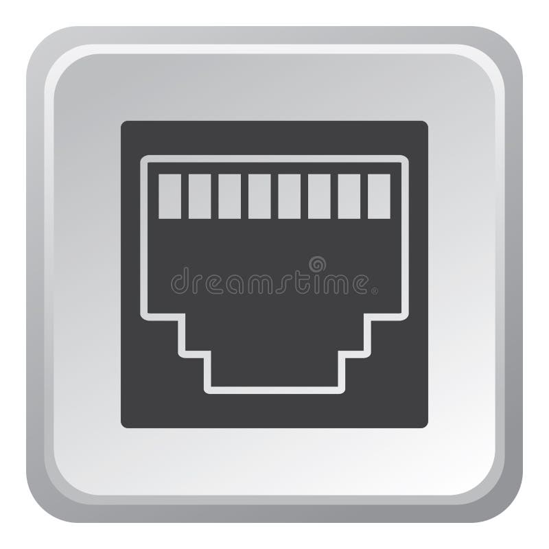Ethernet Port. Vector Illustration Decorative Design Stock Vector ...