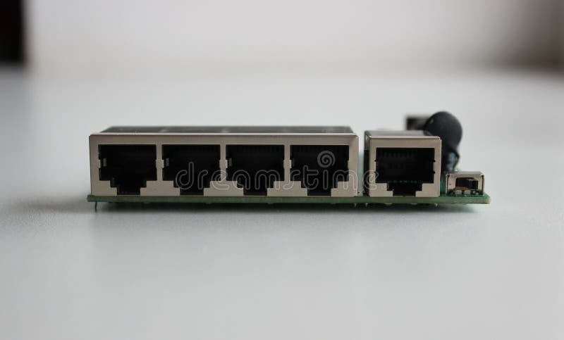 Ethernet Ports for Connecting Network Cables on the Opened Network ...