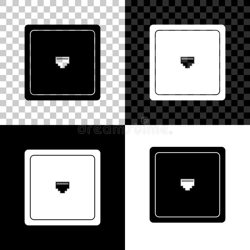 Lan Network Port Icon on White Background. Flat Style. Local Area ... Lan Network Port Icon on White Background. Flat Style. Local Area ...