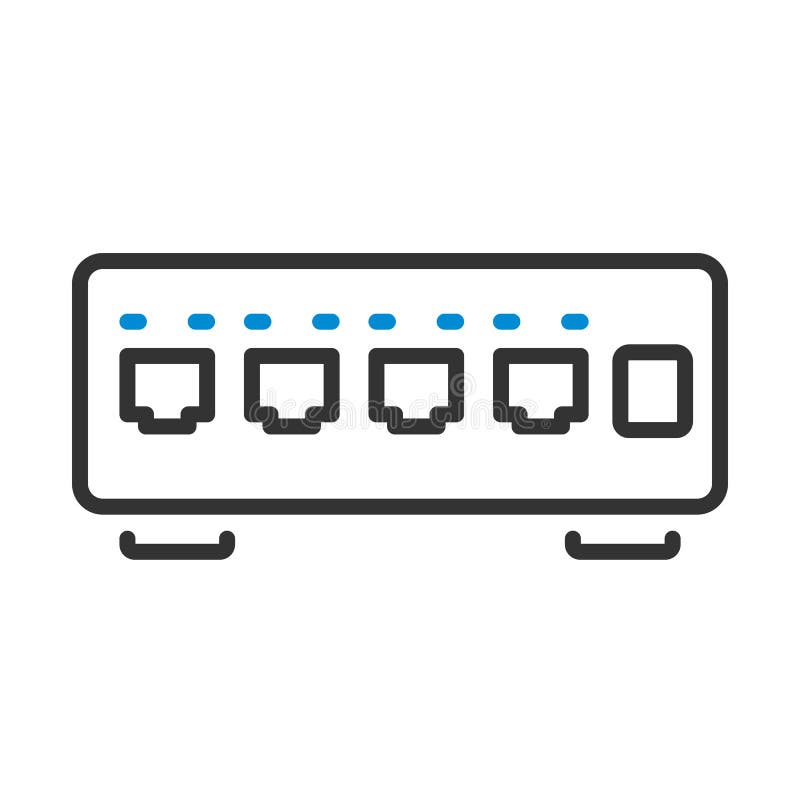 Ethernet Switch Icon stock vector. Illustration of cable - 247870251 Ethernet Switch Icon stock vector. Illustration of cable - 247870251