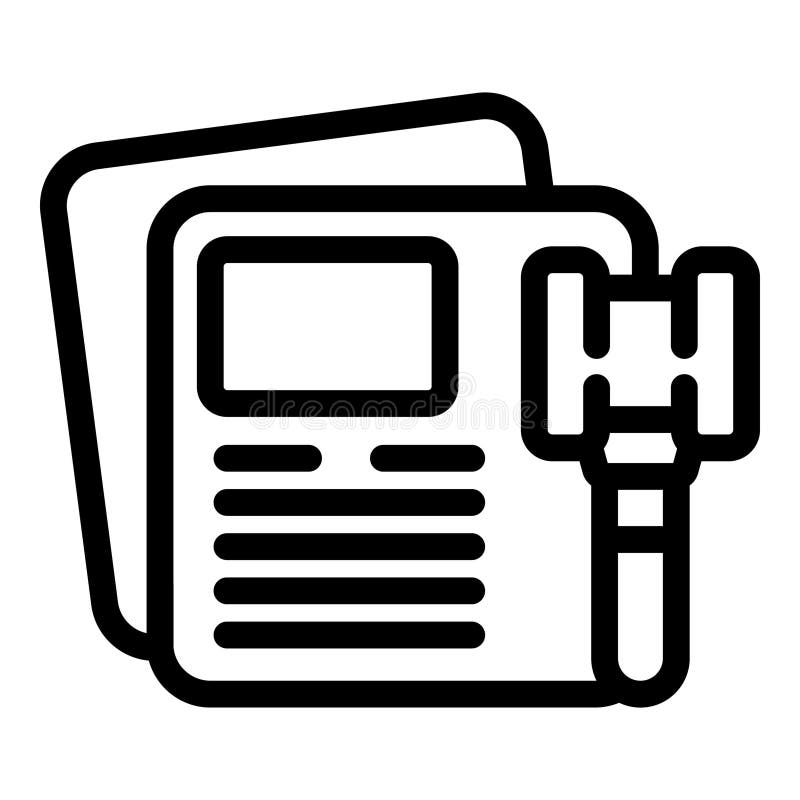 Ethic Rule Icon Outline Vector. Corporate Business Stock Vector ...