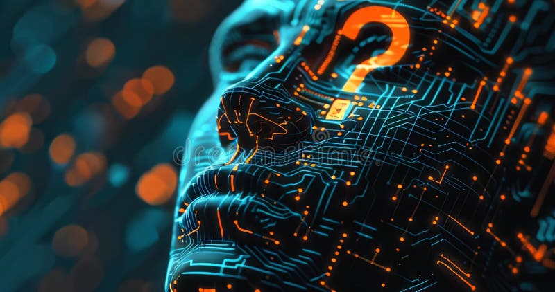 Ethical Dilemmas in AI Depicted by Holographic Human Face with Circuits ... Ethical Dilemmas in AI Depicted by Holographic Human Face with Circuits ...