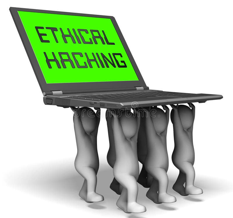 Ethical Hacker Tracking Server Vulnerability 3d Rendering Stock ...