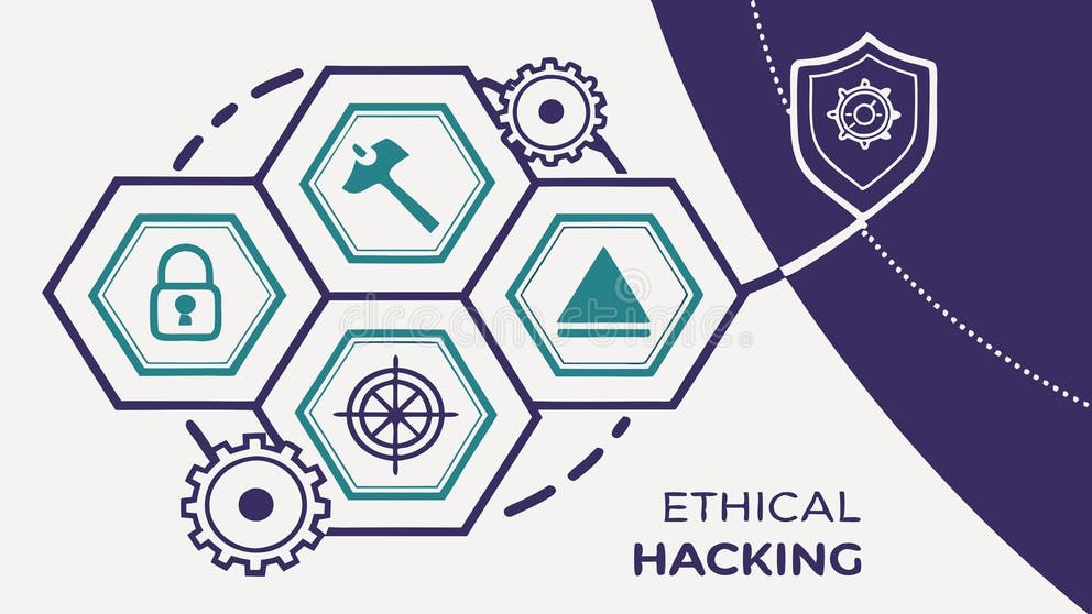 Ethical Hacking Concept, Cyber Security and Tech Vector Design ...