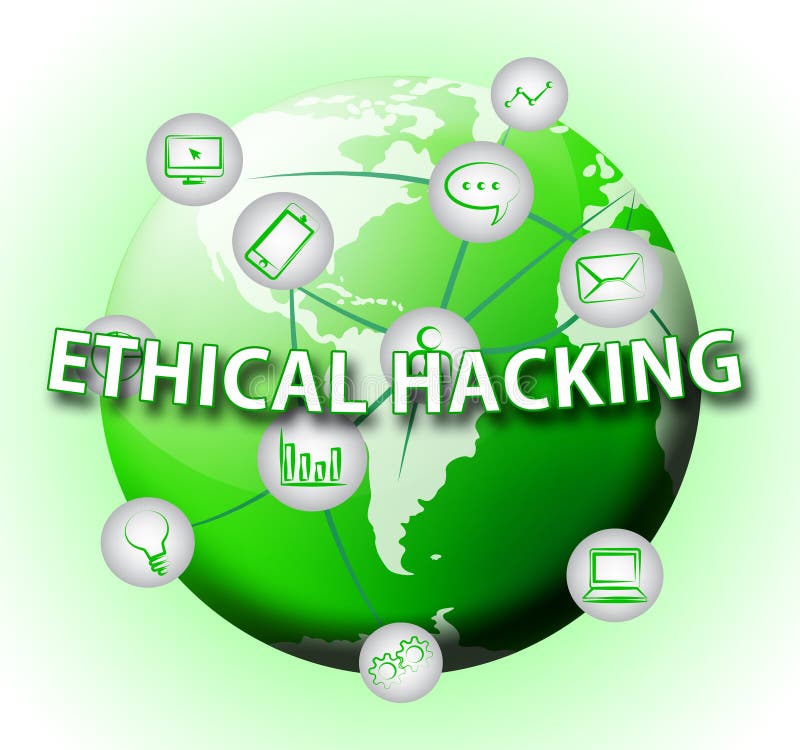 Ethical Hacking Data Breach Tracking 3d Illustration Stock Illustration ...