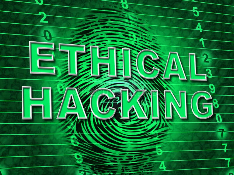 Ethical Hacking Data Breach Tracking 2d Illustration Stock Illustration ...