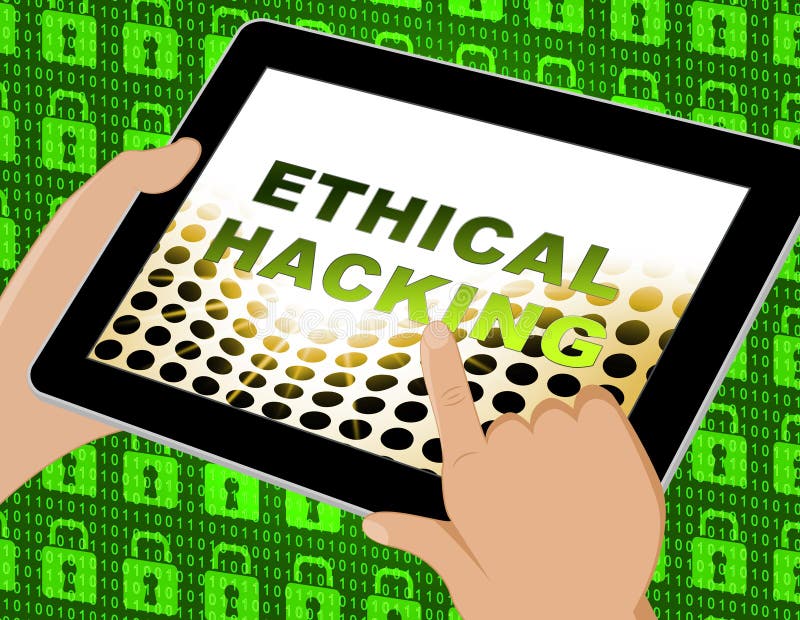 Ethical Hacking Data Breach Tracking 3d Rendering Stock Illustration ...