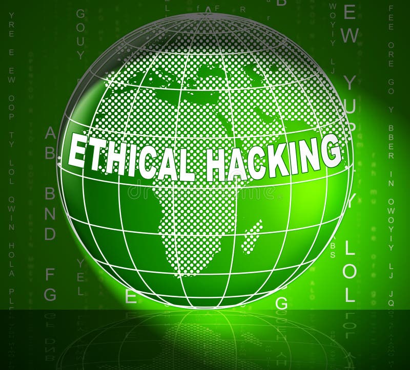 Ethical Hacking Data Breach Tracking 2d Illustration Stock Illustration ...