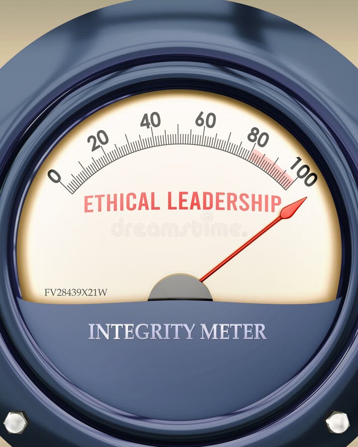 Ethical Leadership and Integrity Meter that is Hitting a Full Scale ...