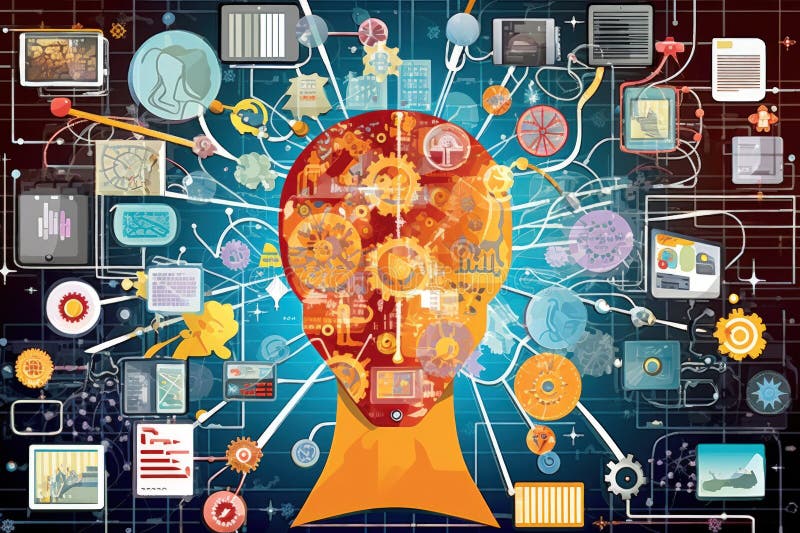 Ethical Use of AI in Journalism - Generative AI Stock Illustration ...