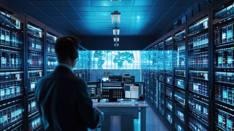 Ethical Use of Data AI System. Secure Data Center with Surveillance: an ...