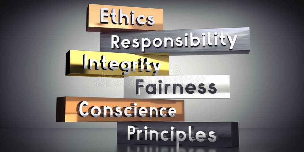 Ethics, Responsibility, Integrity, Fairness, Conscience, Principles ...