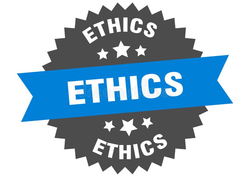 Ethics stock vector. Illustration of round, insignia - 160544590