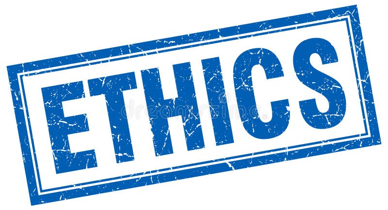Ethics stamp stock vector. Illustration of ethics, grungy - 125213867