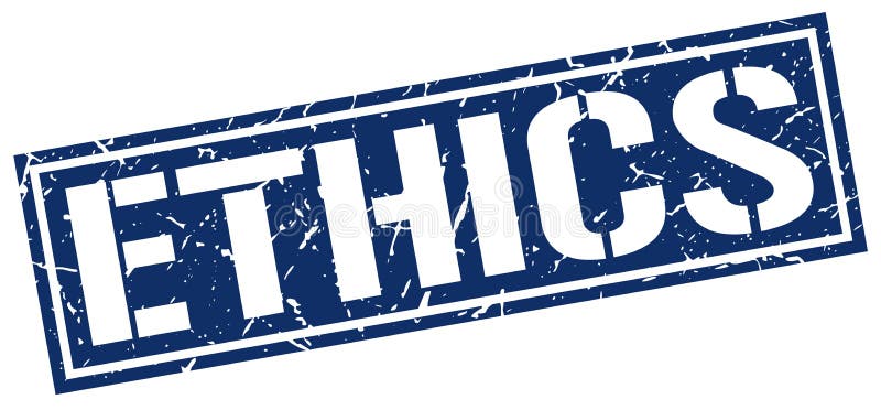 Ethics stamp stock vector. Illustration of white, vector - 120114547