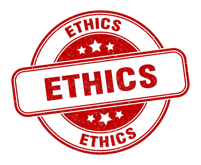 Ethics stamp stock vector. Illustration of sign, banner - 162723222