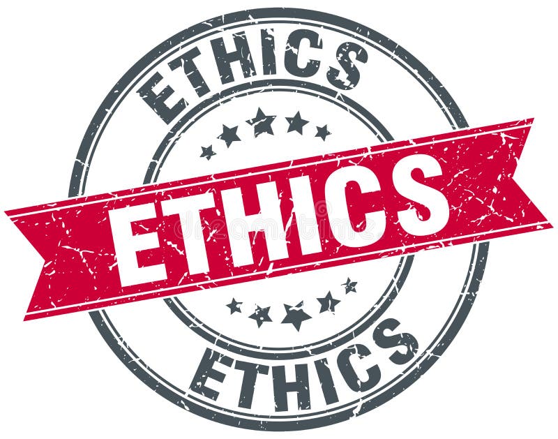 Ethics Round Grunge Stamp. Ethics Stock Vector - Illustration of ...