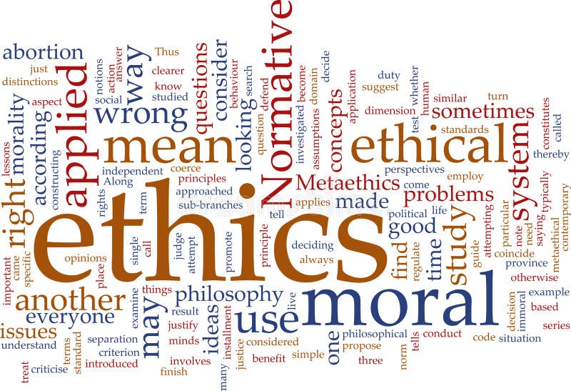 Ethics Word Cloud Royalty Free Stock Image - Image: 9633056