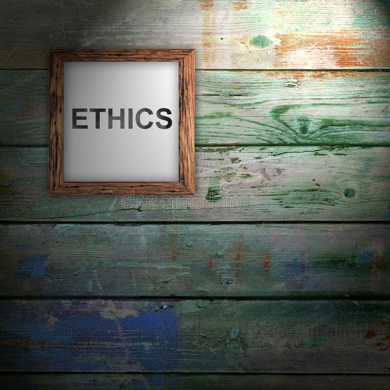 Ethics Word on White Paper. Business Ethic Concept Stock Photo - Image ...
