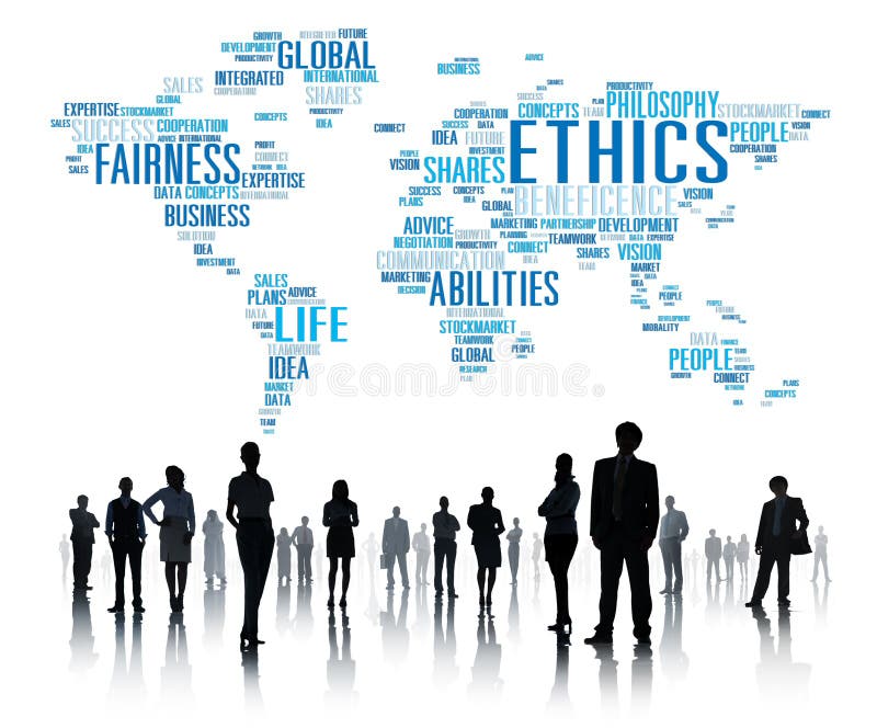 Ethik-Ideal-Prinzip-Moral-Standard-Konzept Stockfoto - Bild von ...