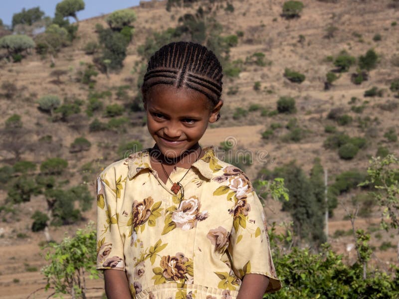 ETHIOPIA, APRIL 28th.2019,Ethiopian Children Posing by the Road, April ...