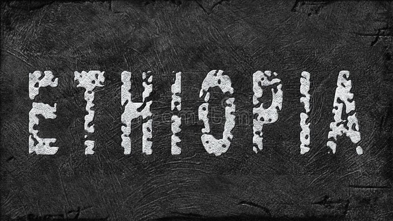 Ethiopia Lithium Extraction, Modern Mining Concept Stock Illustration ...