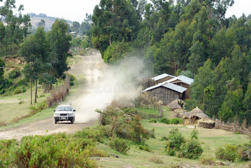 Rural area, Ethiopia stock photo. Image of landscape - 14363468