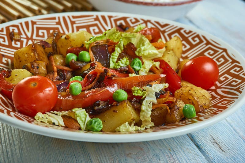 Ethiopian Tibs stock image. Image of tasty, meal, onion - 67636575