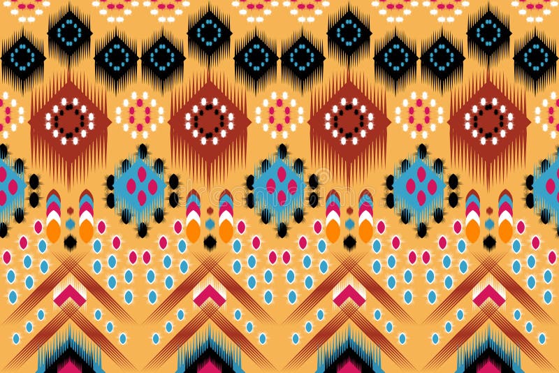 Ethnic Design Geometric Pattern Tribal Stock Vector - Illustration of ...