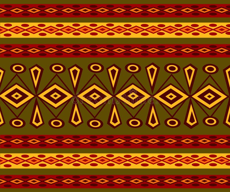 Ethnic Abstract Bright Pattern Background. Stock Vector - Illustration ...