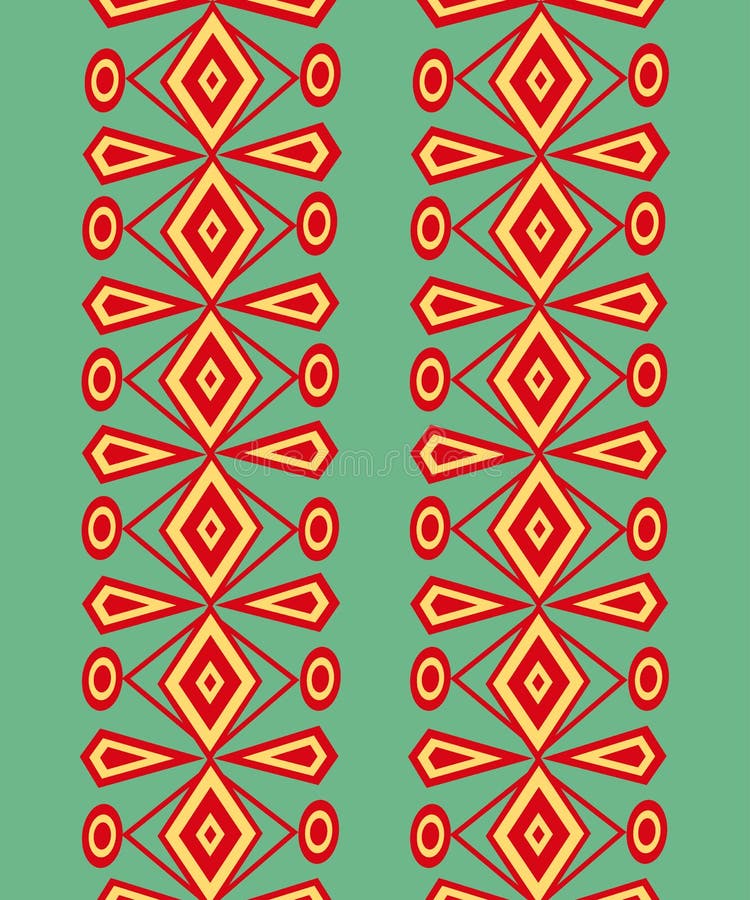 Ethnic Abstract Bright Pattern Background. Stock Vector - Illustration ...